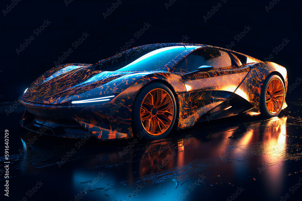 Abstract car design. Speeding into the Future. The Beauty of Motion ...
