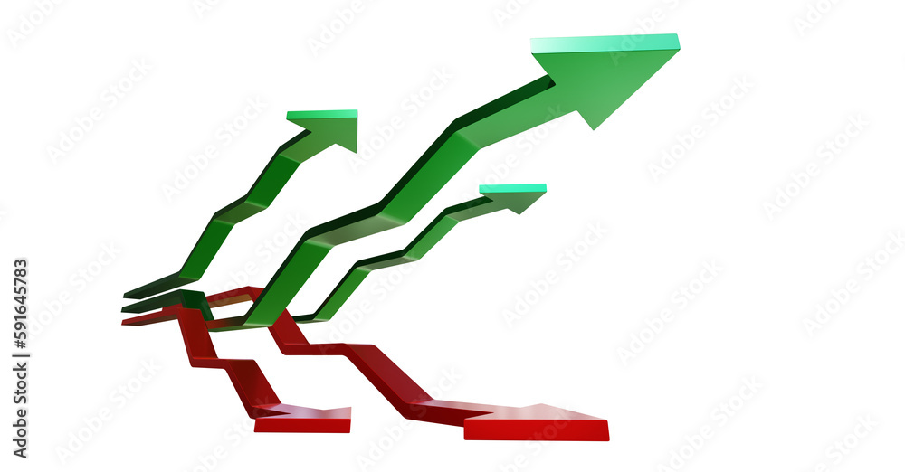 Arrows for infographics. Pointer for data visualization. Arrows graph ...