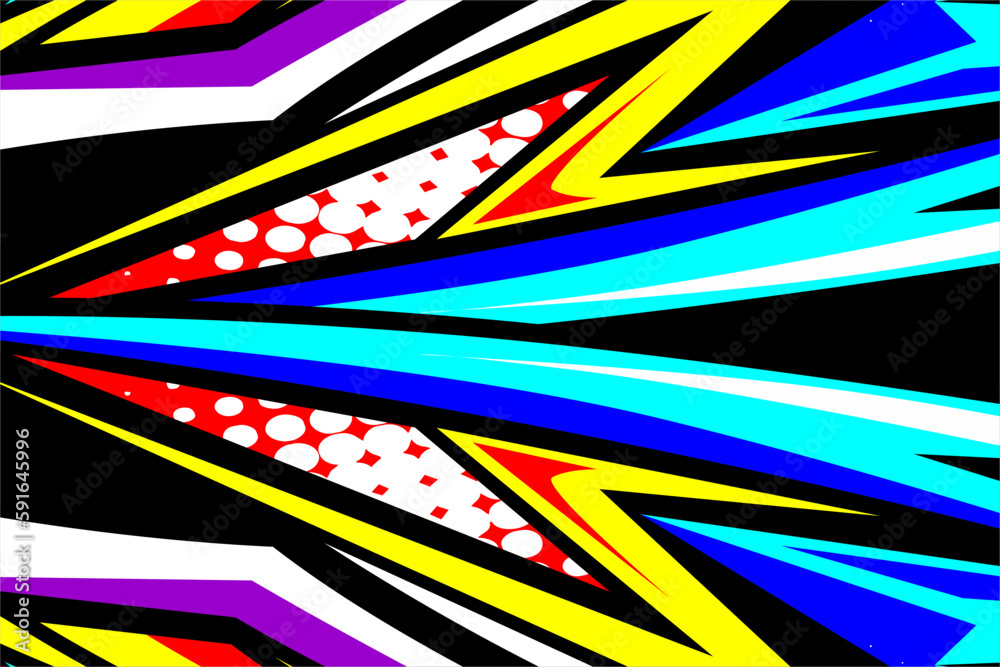 Design vector racing background with a unique and cool line pattern ...