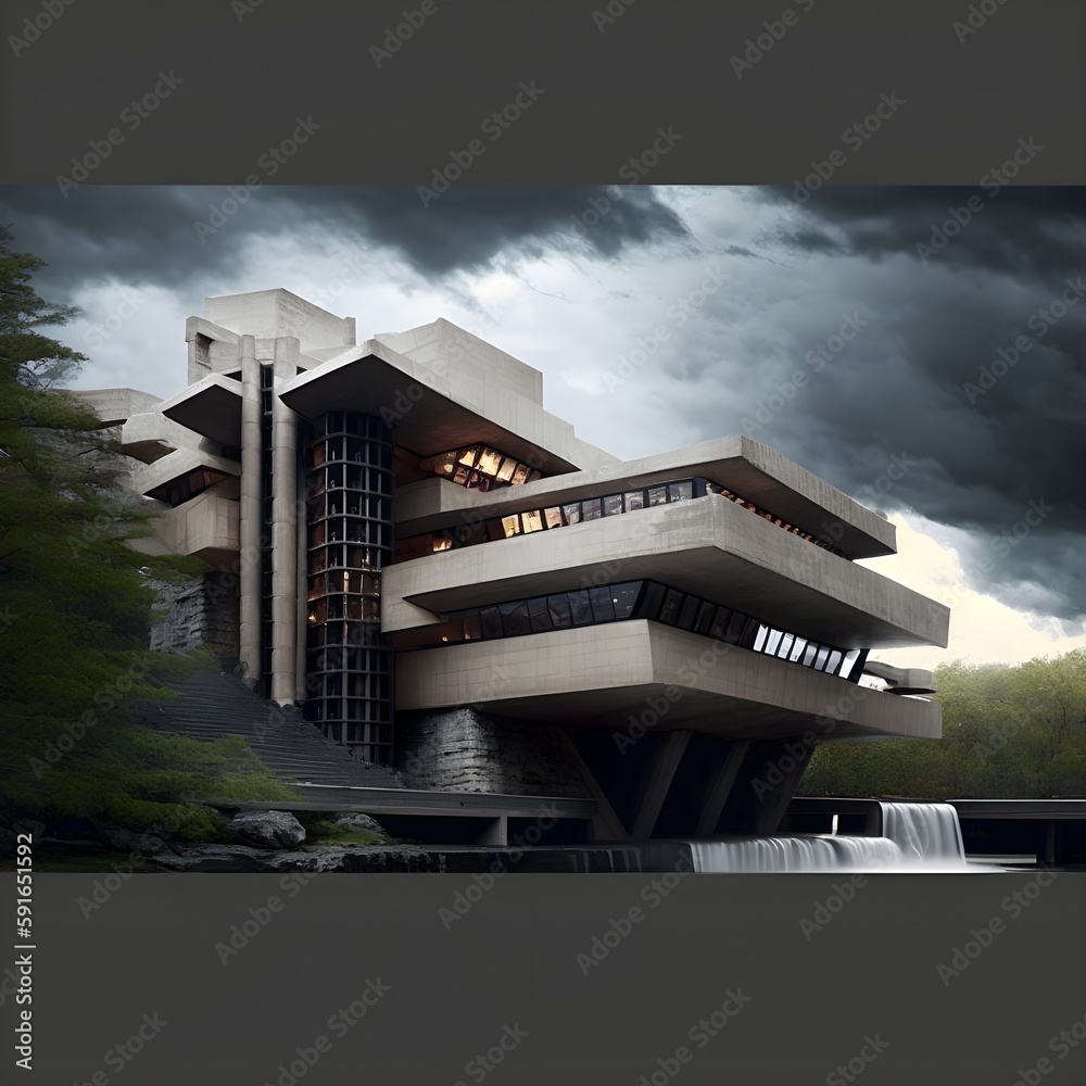 architecture competition functionality diagram example modern architecture Frank Lloyd Wright ...