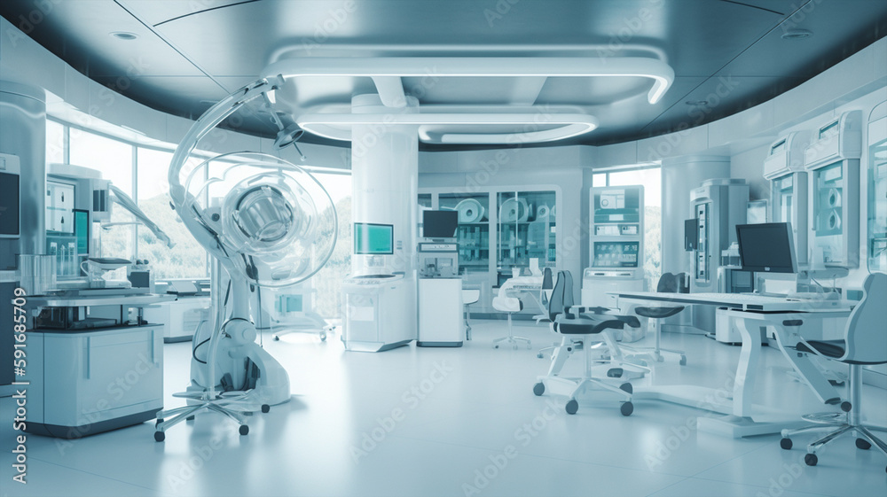 modern innovative lab, high tech state of the art laboratory Stock ...