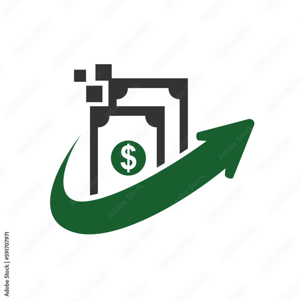 fast pay digital logo template. Icon Illustration Brand Identity ...