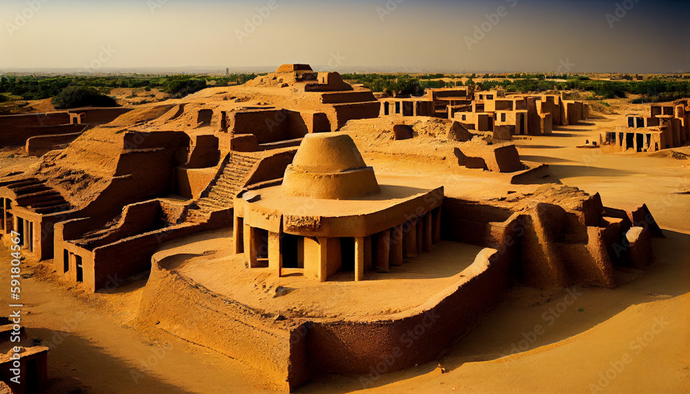 Pakistan Indus Valley Civilization Stock Illustration | Adobe Stock
