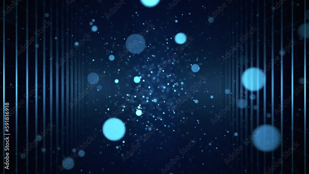 Vidéo Stock Gentle shimmering particles. Bright, abstract cloud from ...