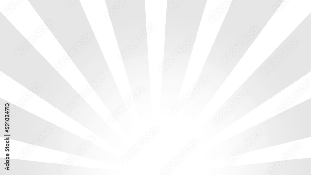 Radial sunburst background white sun rays. Vector Stock Vector | Adobe ...