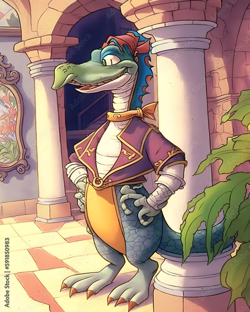 A 1990s Nickelodeon cartoon show about a Basilisk called Rococos Modern ...