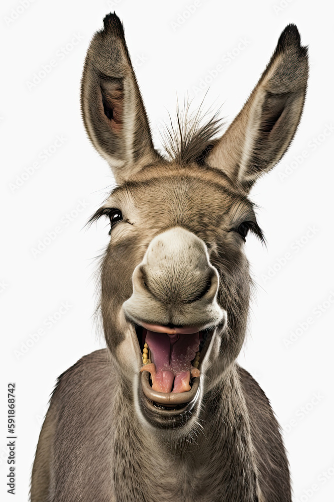 Donkey Face Smiling