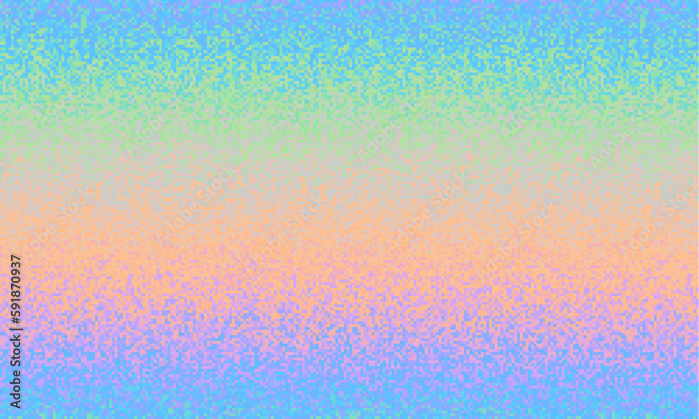Pattern of a random small dots. Noise gradient background. Horizontal ...