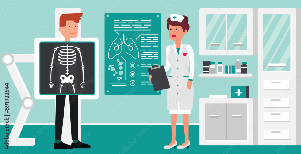 X Ray Machine Cartoon