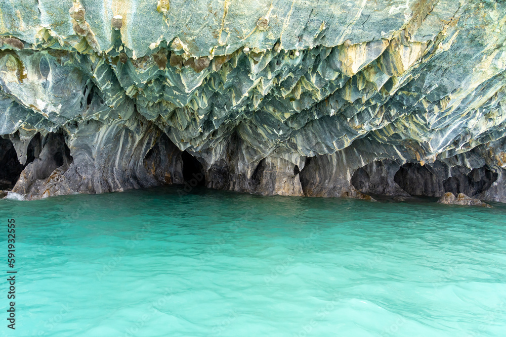 Marble Caves on Lake General Carrera, Patagonia, Chile. Marble Caves ...