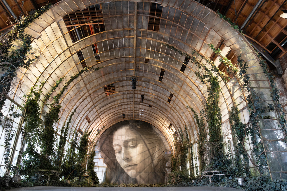 MELBOURNE, AUSTRALIA - MARCH 09 2023: Visitors admire 'The Ballroom ...