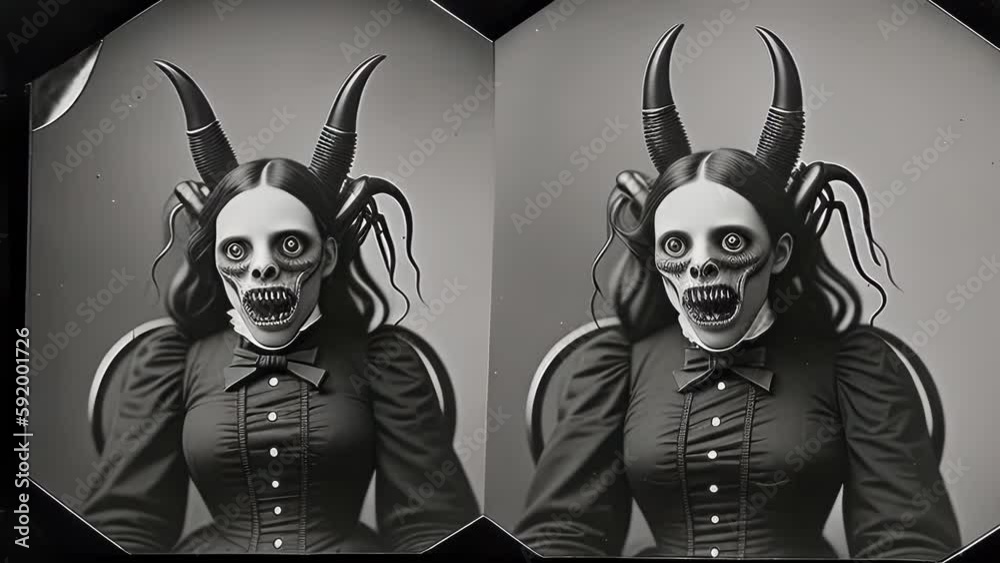 Timelapse of Two Victorian Sisters Undergoing a Demonic Transformation ...