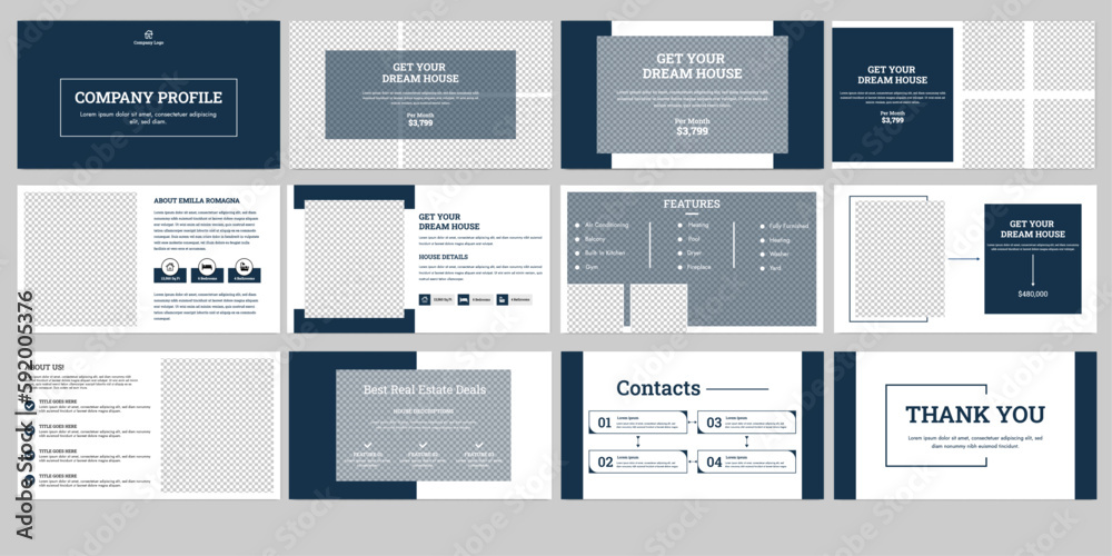 company presentation, poster presentation, report template, annual ...