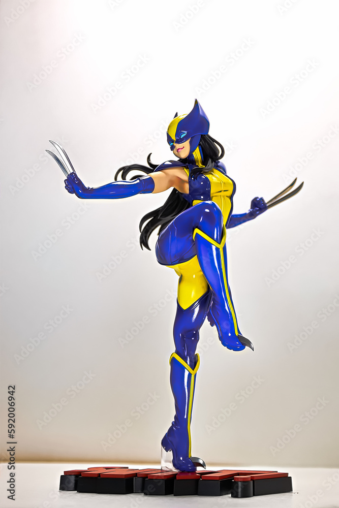 Osaka,Japn - Apr 112, 2023 : Display of the X-Men MARVEL COMIC ...