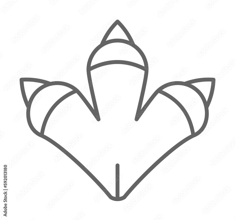 Prehistoric claws icon illustration on transparent background Stock ...