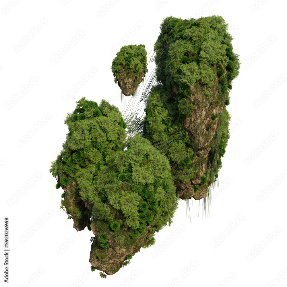 Avatar The Flying Island of the Pandora planet Fantasy floating island ...