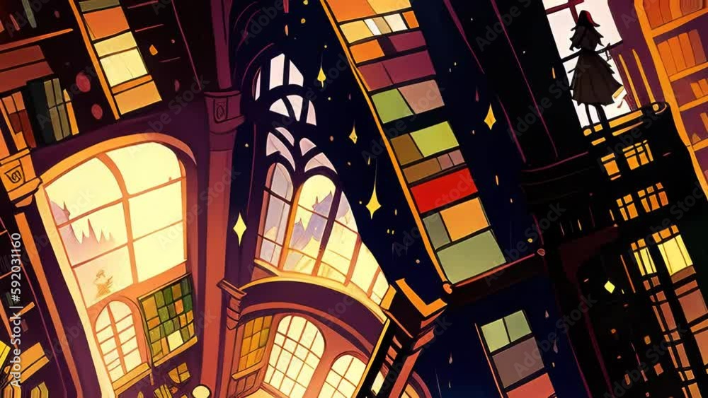 Journey Through Victorian Library with a Mysterious Librarian Woman ...