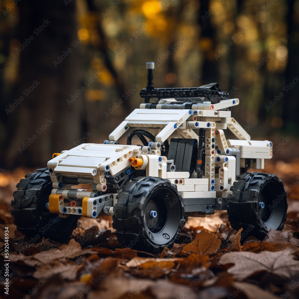 blocks model car 4x4 crab shapes s 3 created with Generative AI ...