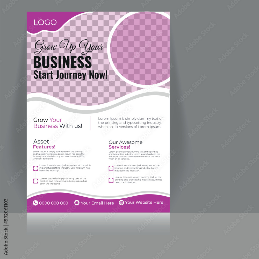 The creative High Quality Stylish Versatile Flyer Template was created ...