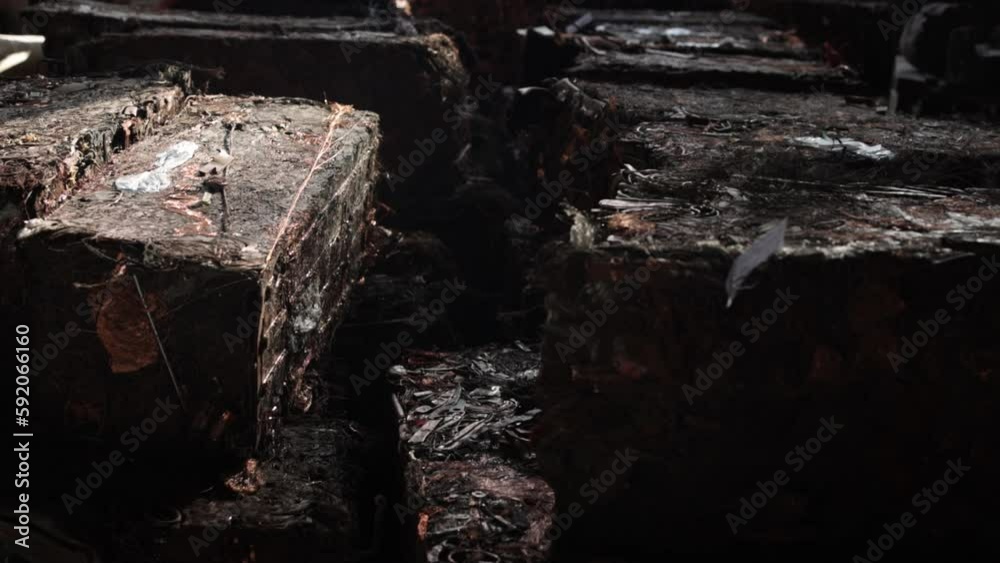 Copper production, Metal compaction, Wire packaging. Copper wire ...