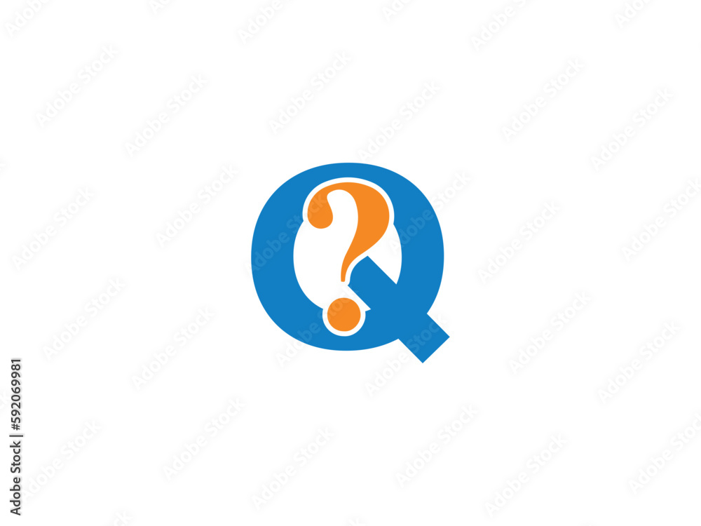 Premium Question Logo vector , Adobe stock vector, vector logo , Gear ...