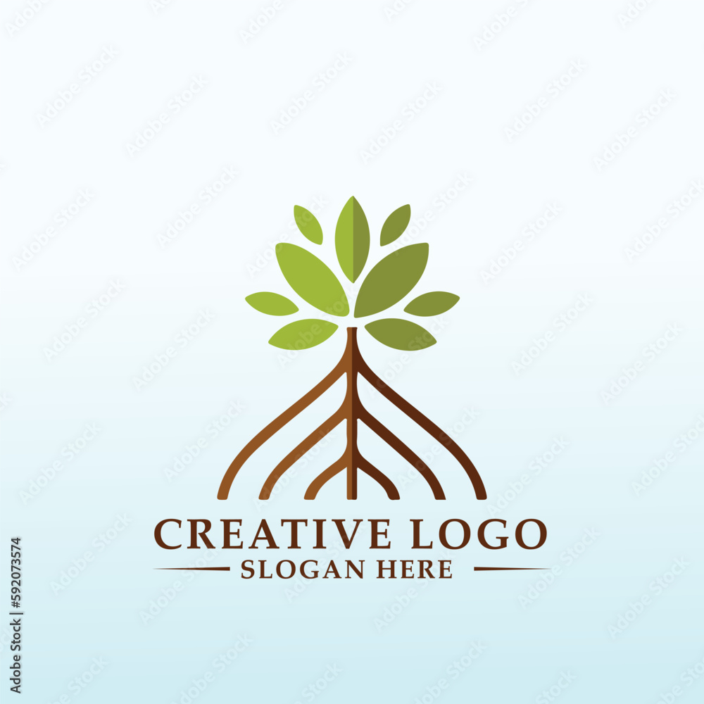 logo for innovative Agro indoor agriculture company Stock Vector ...