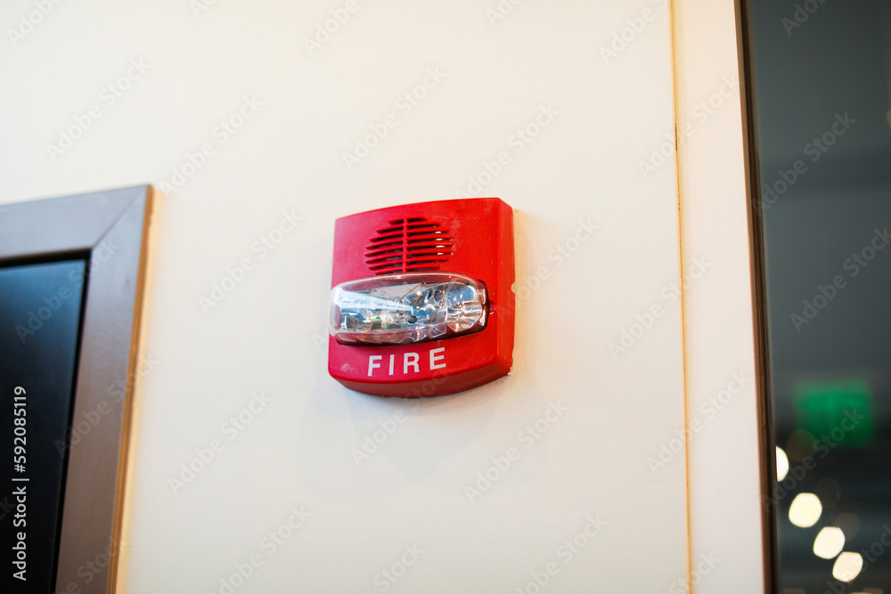 A fire alarm is a symbol of warning, safety, and preparedness. It ...