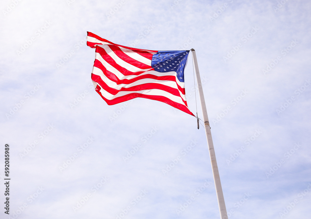 US flag symbolizes American patriotism, freedom, and unity a reminder ...