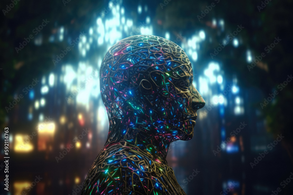 This Metaphoric Future illustration is a surreal and symbolic ...