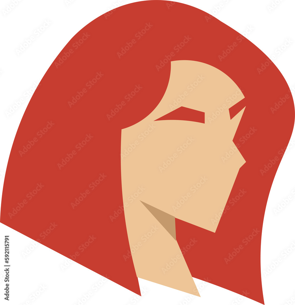 Types Of Faces In Different Skin Tone And Different Colors Stock Illustration Adobe Stock