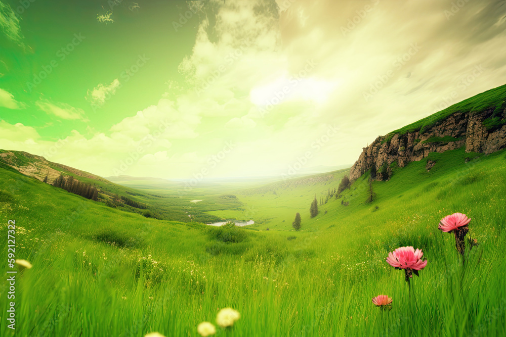 World Earth Day Concept. Green Energy, ESG, Environmental background ...