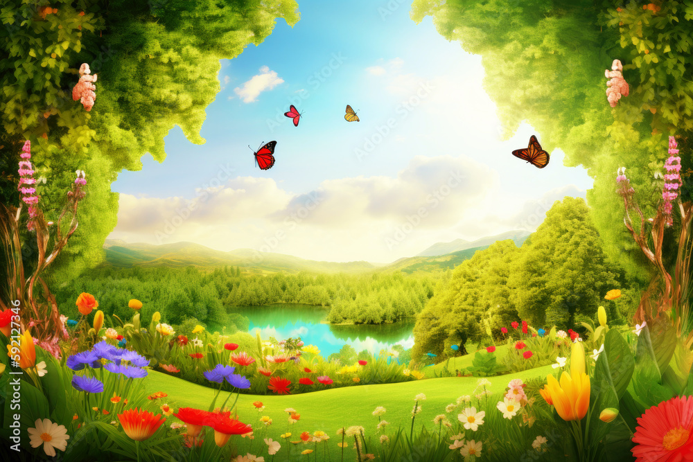 World Earth Day Concept. Green Energy, ESG, Environmental background ...