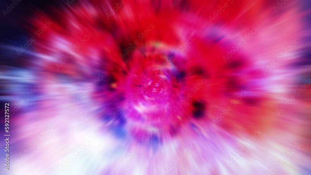 Loop Space fly to hyperspace grunge orange red cloud wormhole tunnel ...