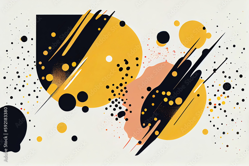 Abstract minimalist graphic wallpaper background (Generative AI) Stock ...