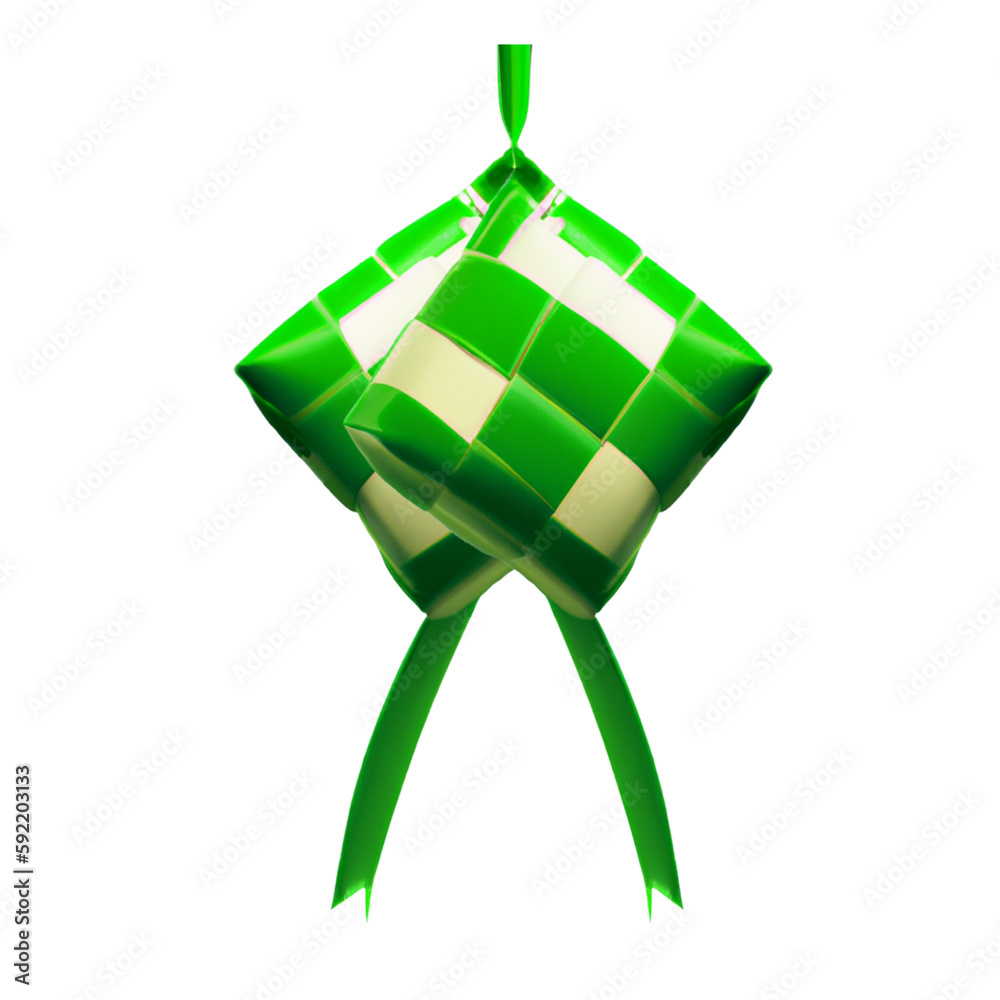 some animated images of typical Indonesian food ketupat Stock Vector ...