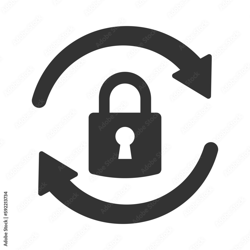 Password Update Icon Stock Vector Adobe Stock