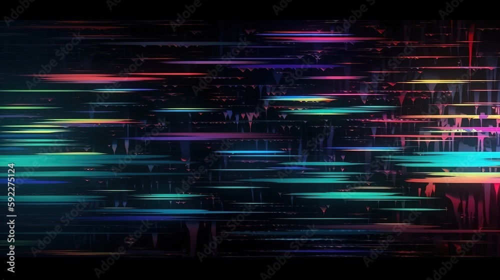 VHS scanlines glitch abstract effect background. Analog 80s and 90s ...