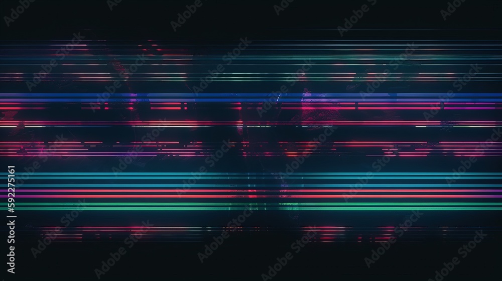 VHS scanlines glitch abstract effect background. Analog 80s and 90s ...