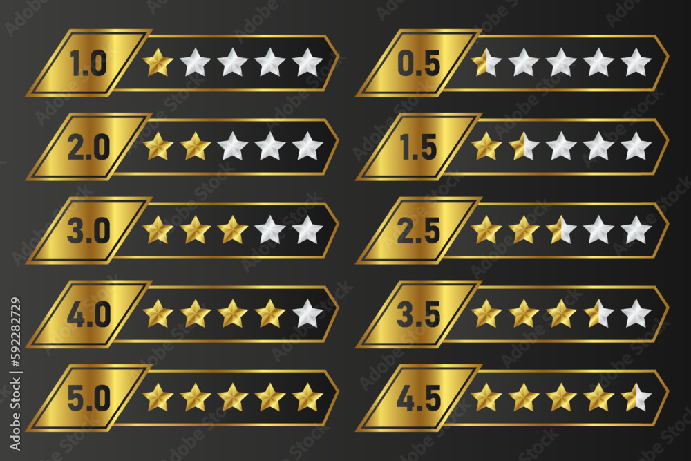 stars rating review gold luxury customers feedback star rate quality ...