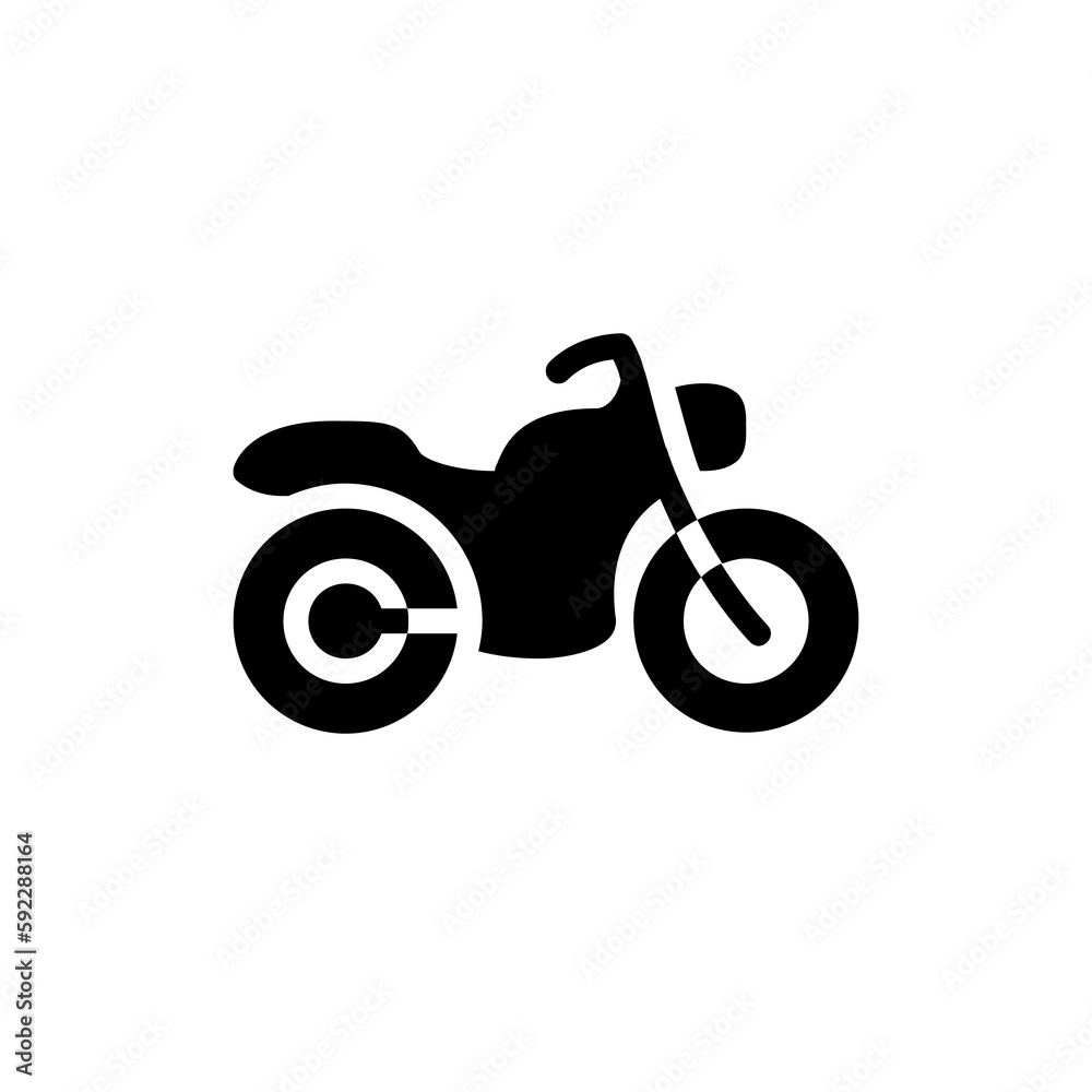 Types of motorbikes line icon set. Classic motorcycles, sports bikes ...