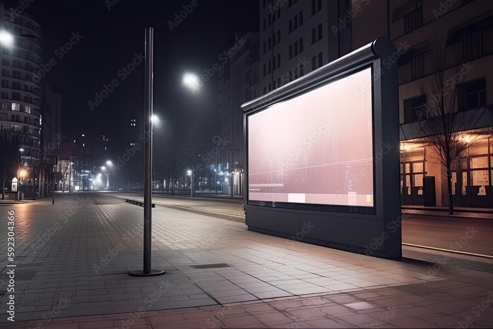Copy Your Message on a Street Signboard: Mock-up for Advertising in ...