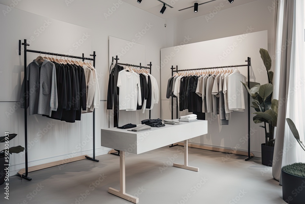 fast-fashion brand showcasing its latest collection of high-quality ...