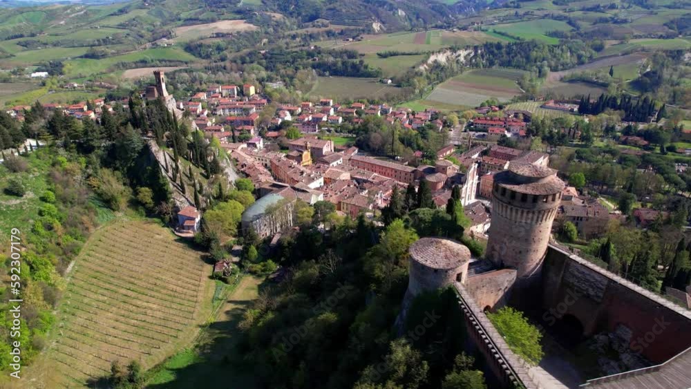 one of the most beautiful medieval villages of Italy, Emilia romagna ...