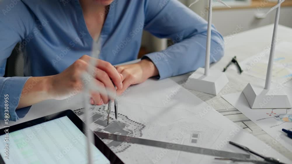 Energy, Potential investor Brainstorming with colleagues 3d model wind ...