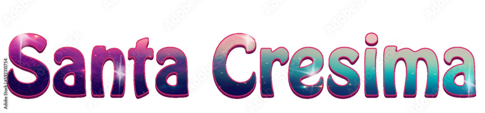 Santa Cresima - Holy Confirmation written in Italian - multicor - ideal ...