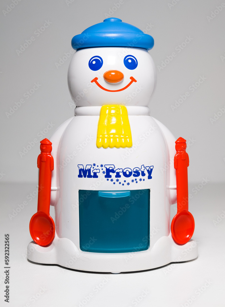 kent, uk 01.01.2023 Mr Frosty The Crunchy Ice Maker Vintage Toy. Mr ...