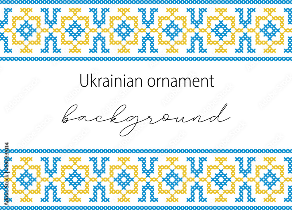 Ukrainian vector background, banner, poster.Traditional folk, ethnic ...