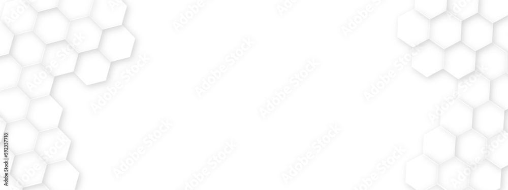 Hexagon concept design abstract technology background. Modern simple ...