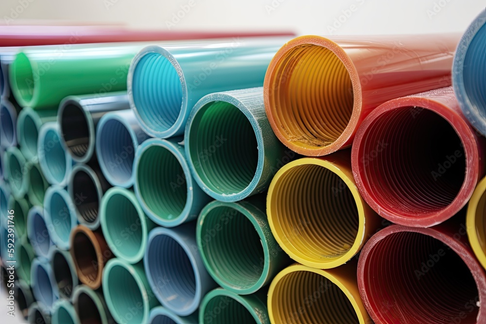 ภาพประกอบสต็อก Pipe Dream: Colours of the Industrial World - Rainbow ...