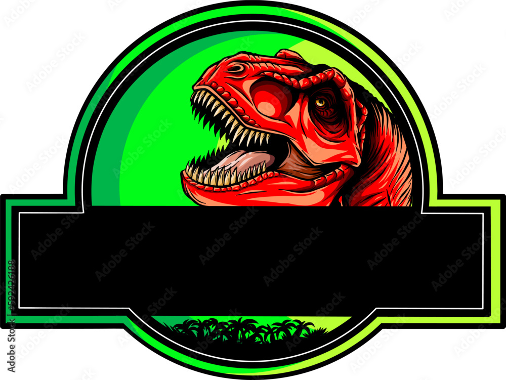 vector illustration of rex logo design on white background Stock Vector ...